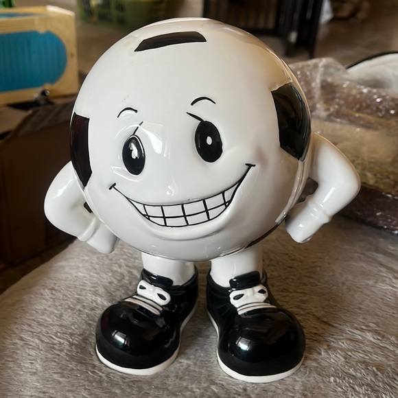 Russ | Other | Nwt Russ Soccer Man Piggy Bank | Poshmark